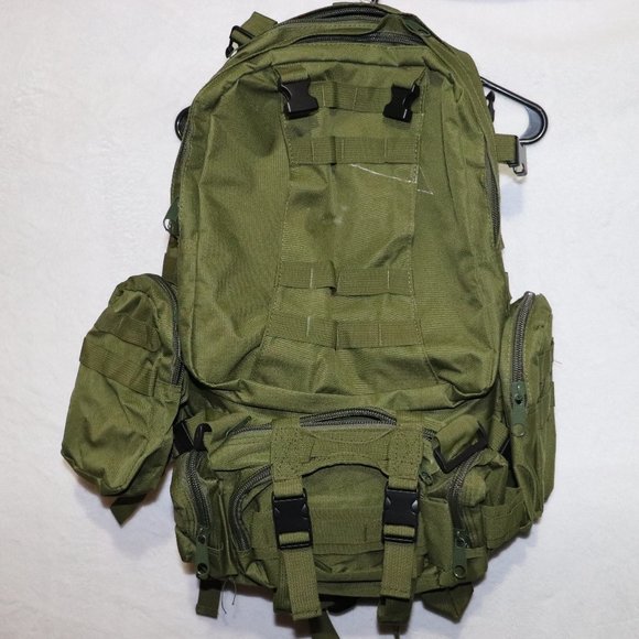 unbranded | Bags | Military Style Canvas Tactical Backpack Travel ...